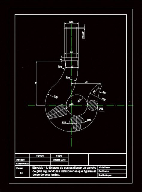 Hook 2d Dwg Block For Autocad • Designs Cad