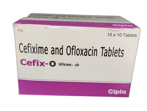 Cefix O Cefixime Ofloxacin Tablets 200 Mg At ₹ 64box In Lucknow Id