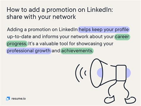 How To Add A Promotion On Linkedin Share It With Your Network ·