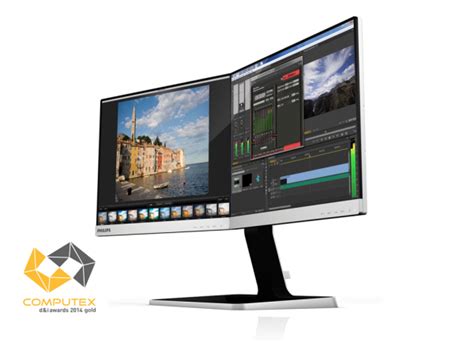 Computex 2014 Philips Announces Virtually Seamless Dual Display Ips