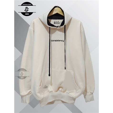 Jual Hoodie Distro Sweater Pria Cod Aesthetic List Consistency Original