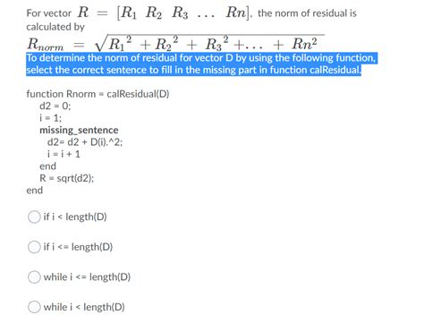 Solved For Vector R R R R Rn The Norm Of Chegg