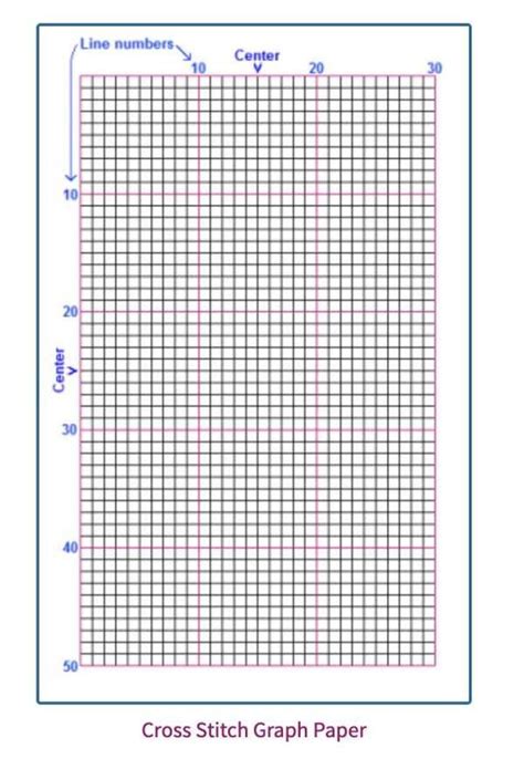 The Cross Stitch Graph Paper Is Shown