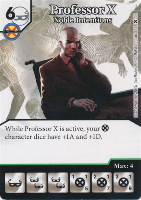 Professor X Noble Intentions Xmfc Cardguide Wiki Fandom