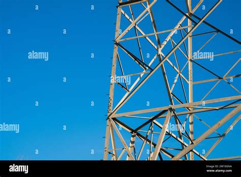 Power Station Electric Light Pylon Steel Structure For The