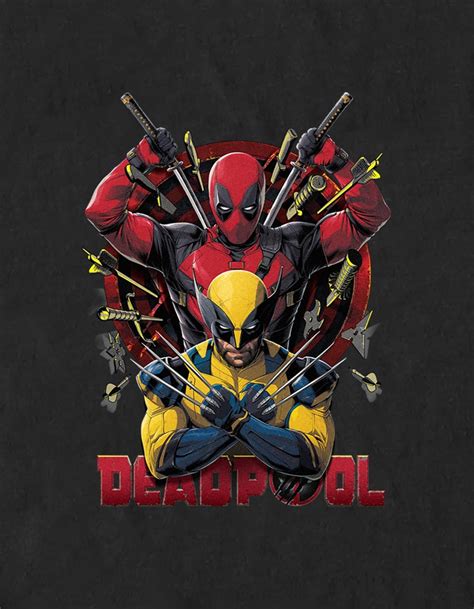 Deadpool And Wolverine Out Of Danger Unisex Tee Black Tillys