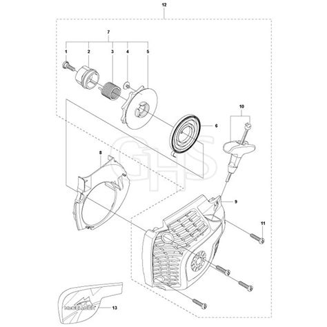 Mcculloch Cs340 966631401 2011 03 Starter Parts Diagram Ghs