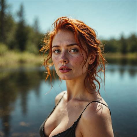 42 Pics Of A Redhead At A Remote Lake The Ai Redheads