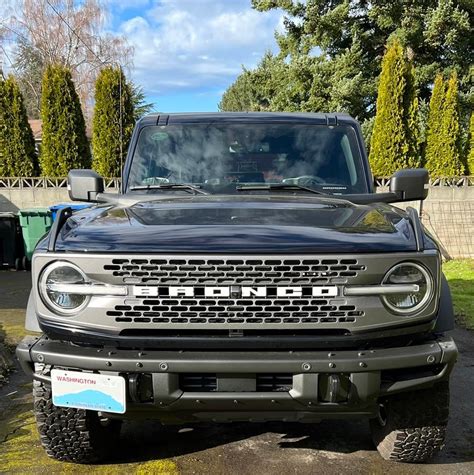 Bronco License Plate Mount Ford Bronco 2021 For Modular Steel Bum