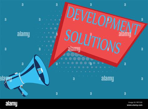 Word Writing Text Development Solutions Business Concept For Efficient