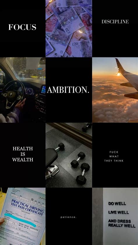 Vision Board Inspo Physical Vision Board Aesthetic Sales Aesthetic