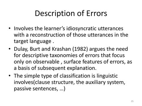 PPT ERROR ANALYSIS PowerPoint Presentation Free Download ID 2057642