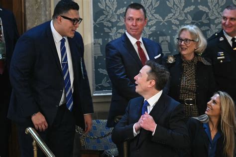 Mystery Blonde Woman Seated Next To Elon Musk At Trumps Address Is