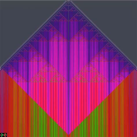 Blends Of Cellular Automata Rotating Color Palette Rgenerative