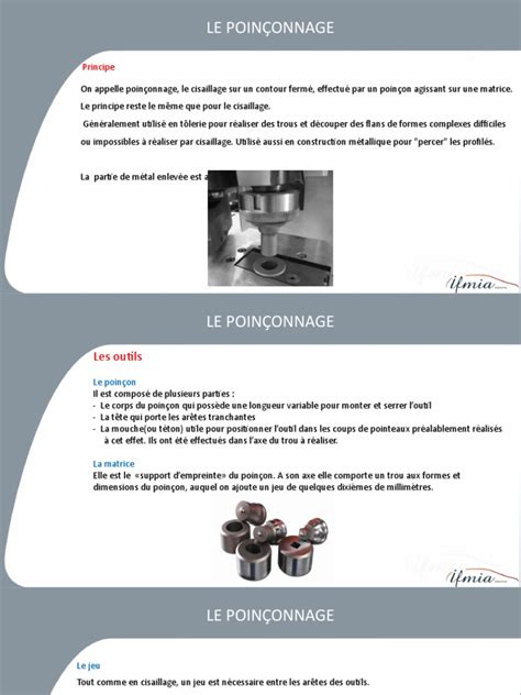 Le Poinçonnage Télécharger Gratuitement Pdf Acier Métaux
