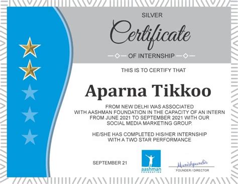 Aparna Tikkoo On Linkedin Done Internship With The Social Media Marketing Group At Aashman