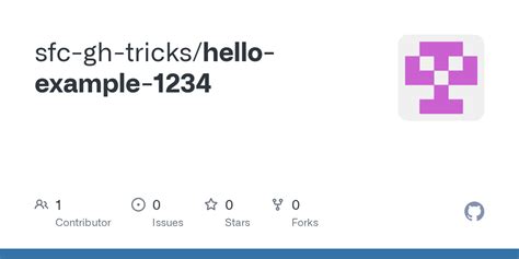 Github Sfc Gh Trickshello Example 1234