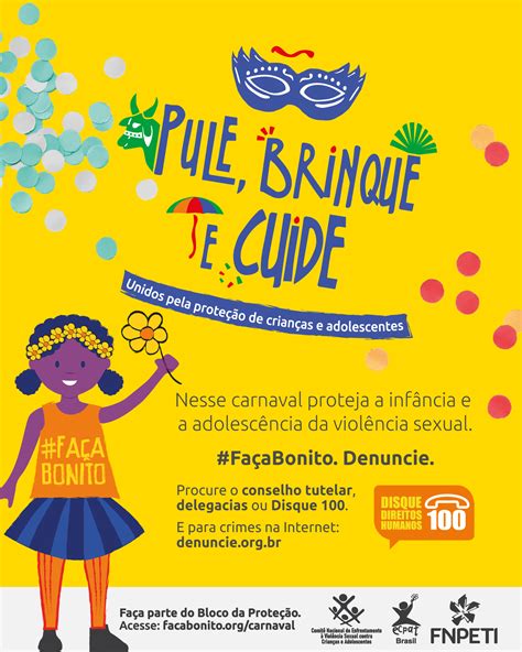 Campanha Nacional de Proteção a Crianças e Adolescentes no Carnaval é