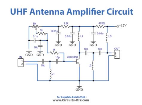 UHF Antenna Amplifier Booster Using 2SC3358