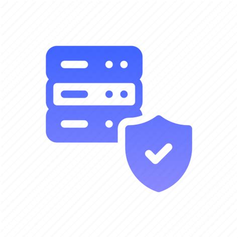 Protection Server Storage Shield Database Icon Download On Iconfinder