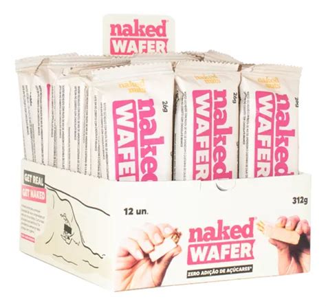 Naked Nuts Wafer Chocolate Branco E Leite Em P Unidades De G