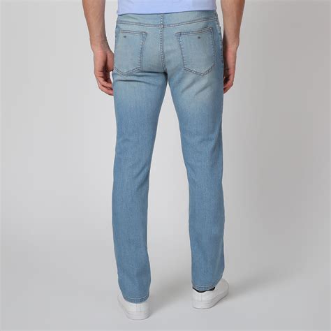 Stretch Denim Jeans Light Wash 30wx32l Navigare Touch Of Modern