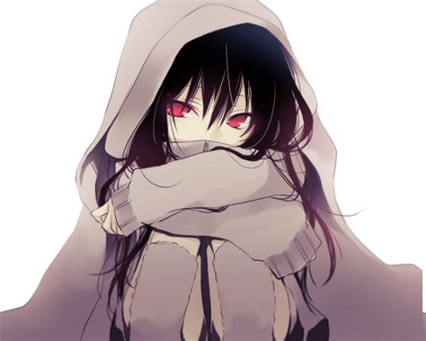 Wallpaper Face Illustration Long Hair Anime Girls Purple Black