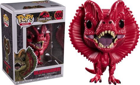Funko Pop Movies Jurassic Park Red Dilophosaurus