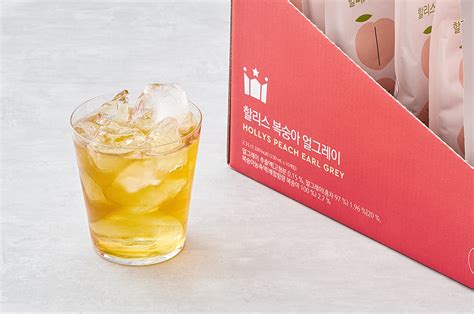 [할리스] 복숭아 얼그레이 파우치 10개입 마켓컬리