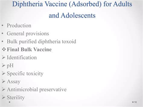 Diphtheria Vaccine Pptx