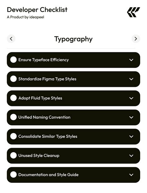 Developer Handoff Checklist Figma