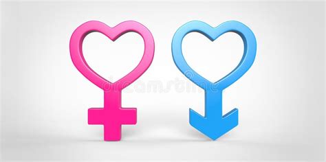 Two Male Female Gender Symbol Stock Illustrations 5413 Two Male