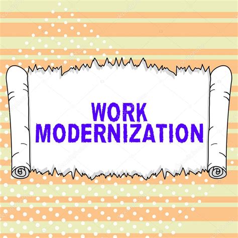 Leyenda conceptual Modernización del trabajo Servicio y proceso de cambio de foto conceptual