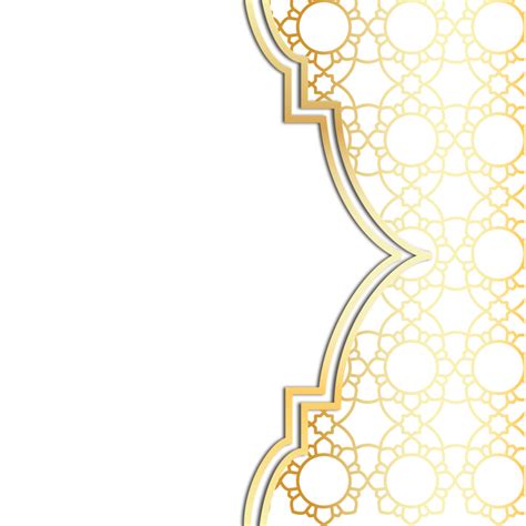 Golden Islamic Frame 29750942 Png
