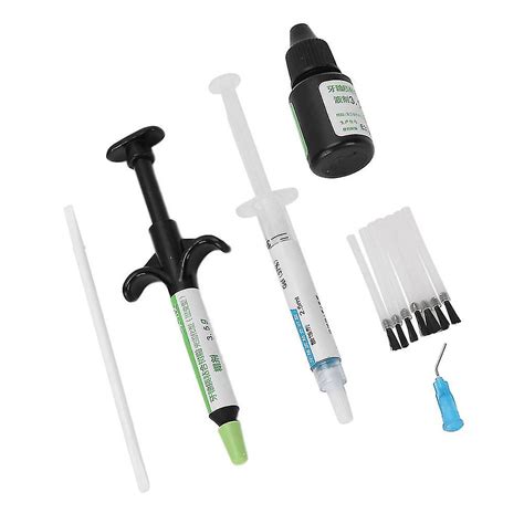 Dental Orthodontic Adhesive Kit Light Cure Green Glue Bonding System