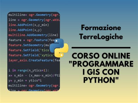 Come Creare Procedure Automatiche Nei GIS In Arrivo Il Corso Online