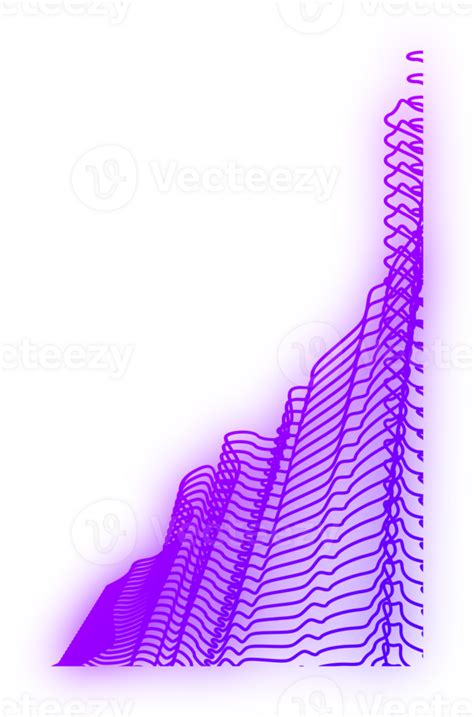 Abstract Wavy Lines Element Flowing Particles Wave Pattern 3d Curve
