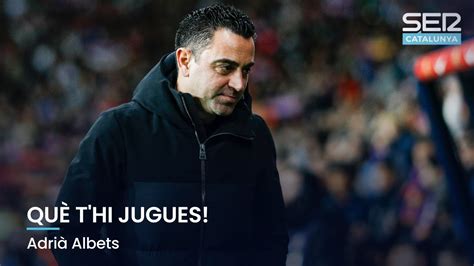 Qu T Hi Jugues En Directe Roda De Premsa De Xavi I Tert Lia Joan Poqu I Ivan San Antonio