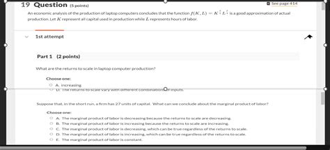 Question Points An Economic Analysis Of The Chegg