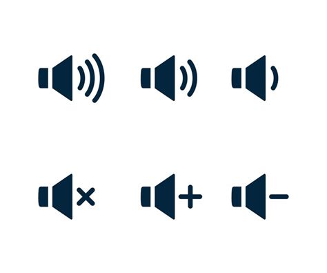 Premium Vector Speaker Icon Set Vector Sound Vector Icon Speaker