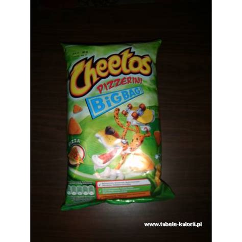 Chipsy Cheetos o smaku pizzy Cheetos kalorie wartości odżywcze