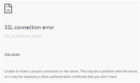 Ошибка подключения Ssl — как исправить на Андроид