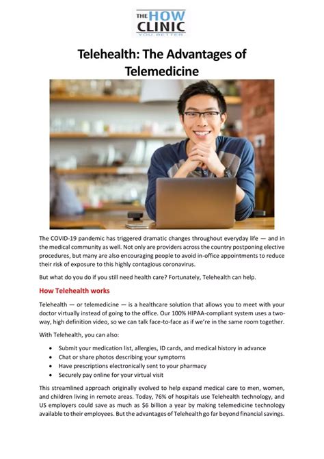 Ppt Telehealth The Advantages Of Telemedicine Powerpoint Presentation