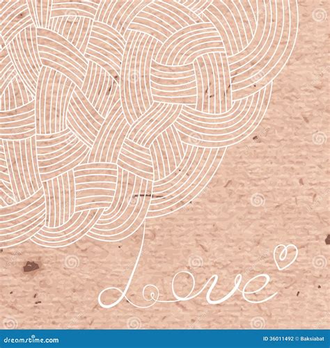 Abstract Background Of Interwoven Strands Stock Vector Illustration Of Needlework Creative