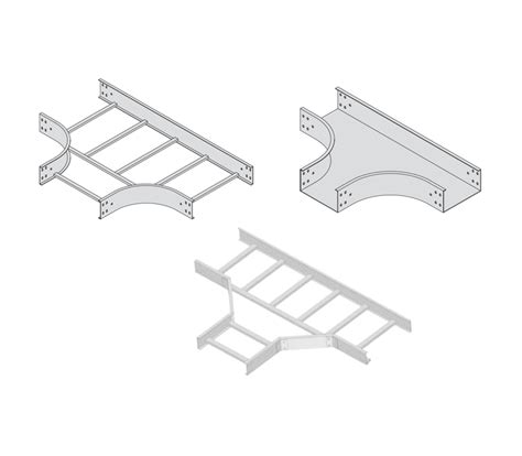 Horizontal Tee Unequal Type Ladder Type Solid