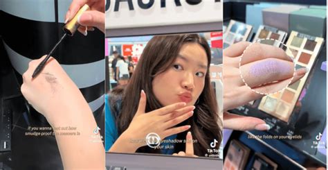 The Best And Most Hygienic Way To Use Makeup Testers When You Shop At