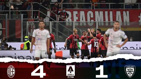 Male Male Milan Cagliari 4 1 YouTube