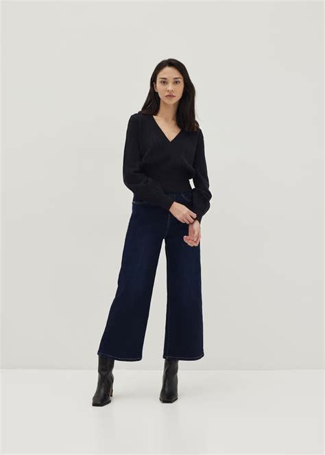 Vania Ribbed V Neck Sweater Love Bonito Intl
