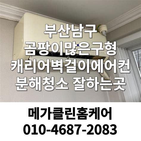 부산남구 곰팡이많은구형 캐리어벽걸이에어컨 분해청소 잘하는곳 네이버 블로그