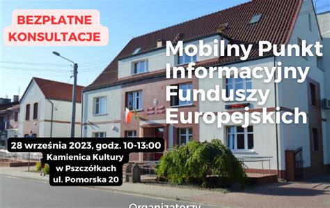 Mobilny punkt informacyjny Funduszy Europejskich Gmina Pszczółki